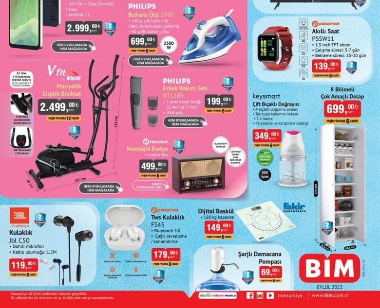 Bim Market 16 Eylül 2022 Aktüel İndirimli Ürünler Kataloğu | Benim Evim