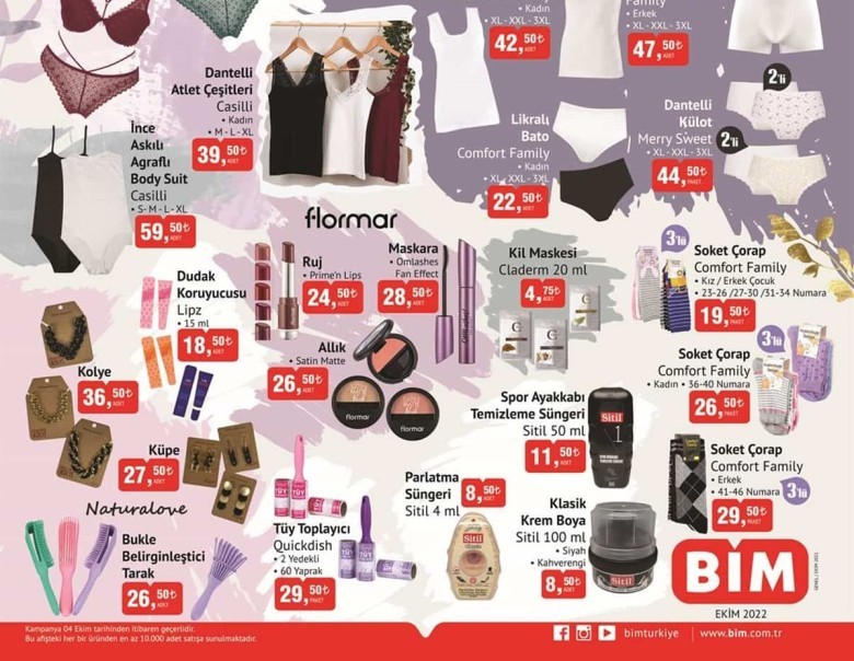 Bim Market 4 Ekim 2022 Aktüel İndirimli ÜRünler Kataloğu | Benim Evim