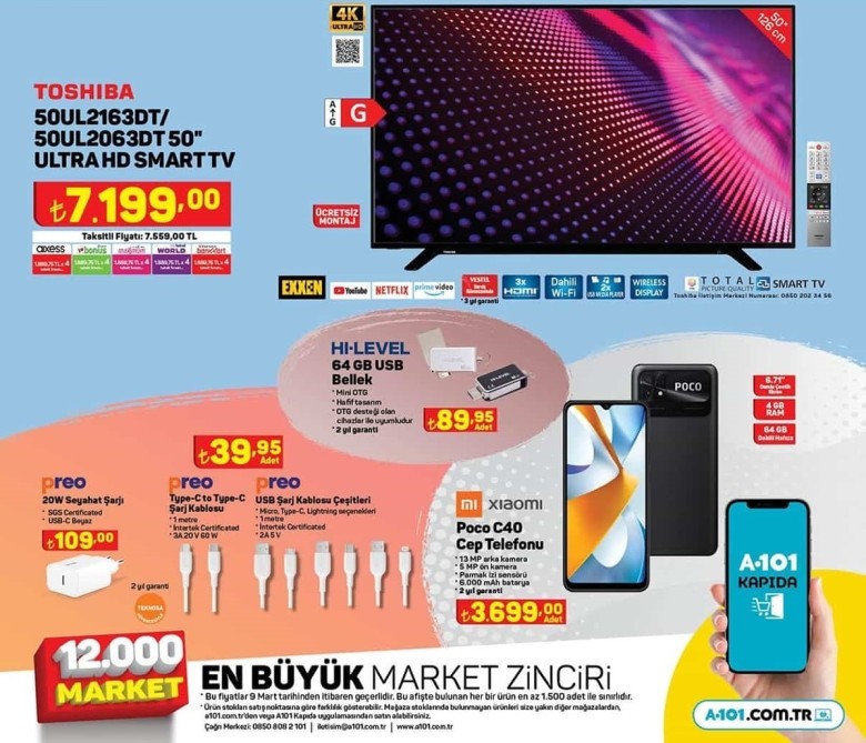 A101 9 Mart 2023 Aktüel İndirimli Ürünler Kataloğu | Benim Evim